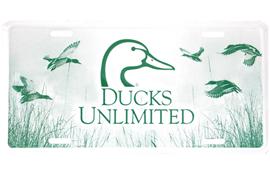 Get the Official DU License Plate in White!